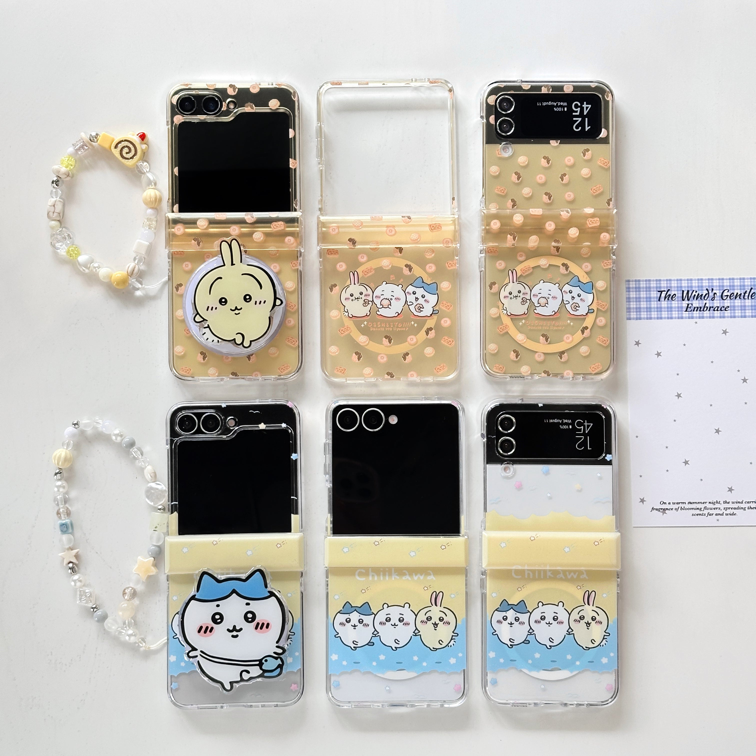 Cartoon MagSafe Flip Case with Holder – Cute Clear Cover for Samsung Z ...