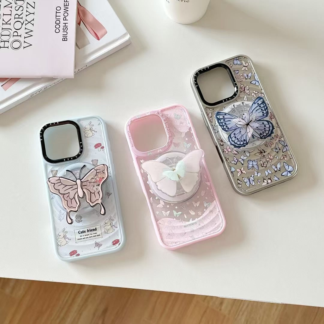 Butterfly Designer Ripple Magsafe iPhone Case With Butterfly Magsafe H ...