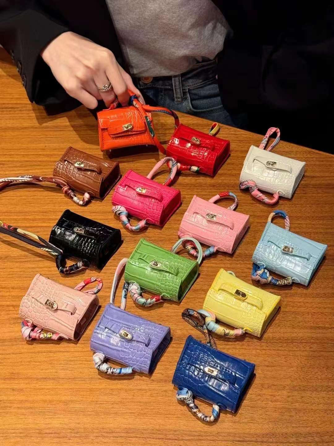 Croc Leather Mini Bag Style Airpod Case – Kalakaar Indiaa