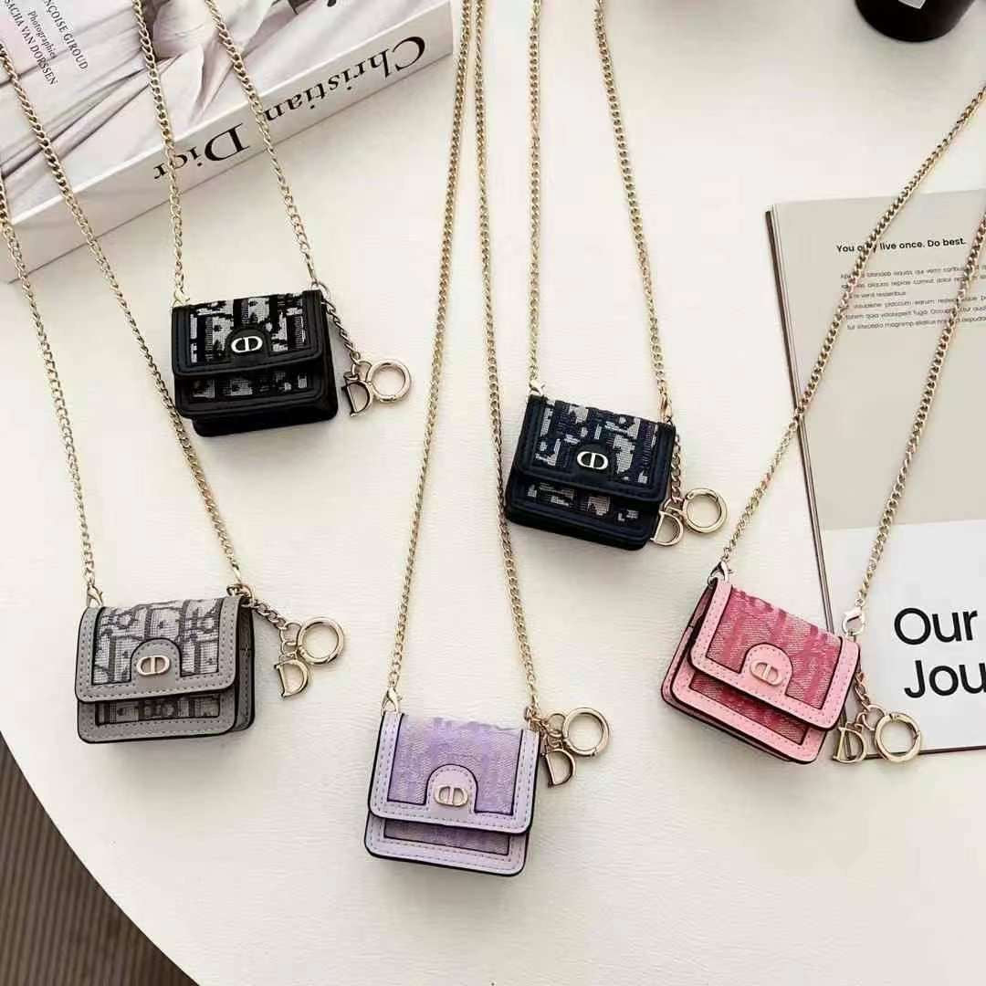 Luxury Branded Sling Leather Airpod Case – Kalakaar Indiaa