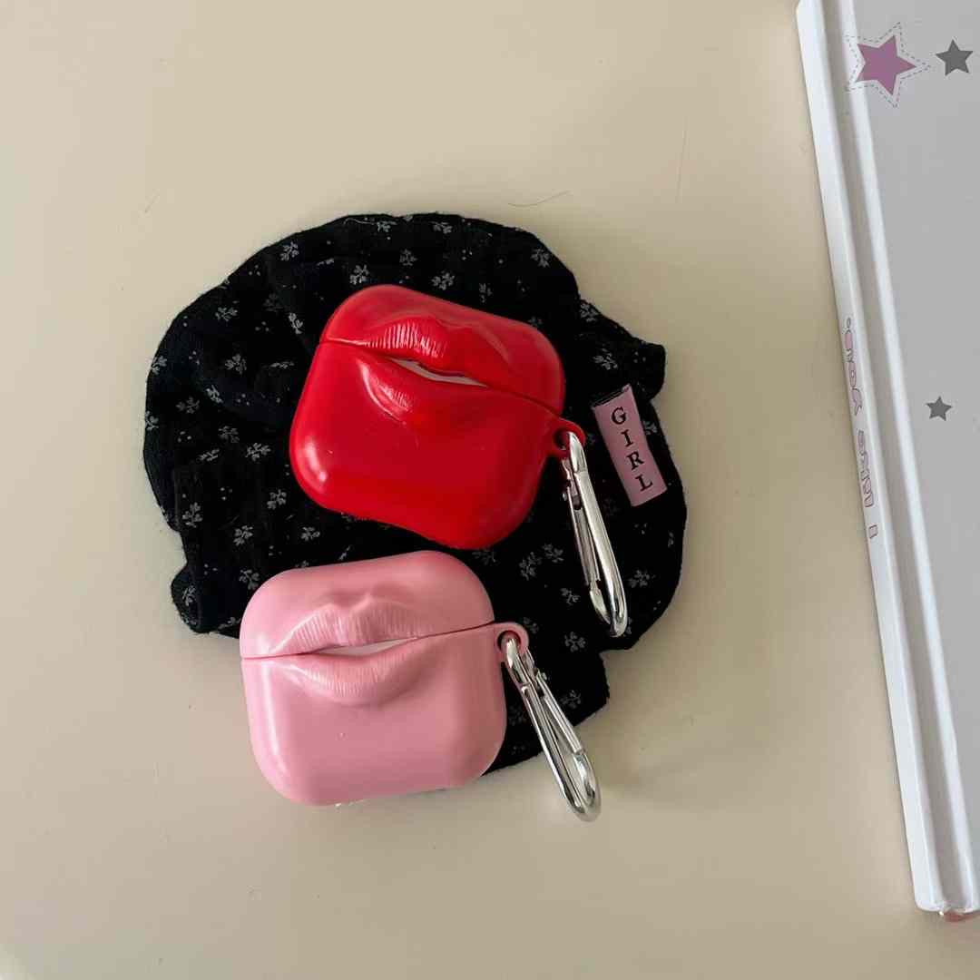3D Lips Silicon Designer Airpod Case – Kalakaar Indiaa