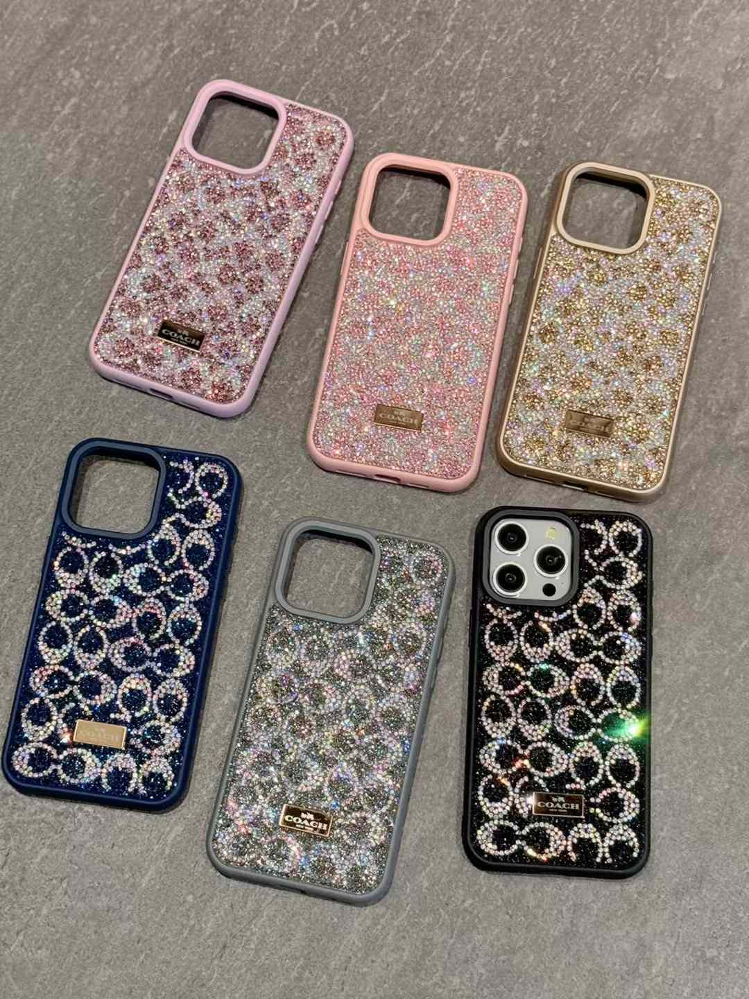 Luxury Branded Rhinestone Case for iPhone – Kalakaar Indiaa