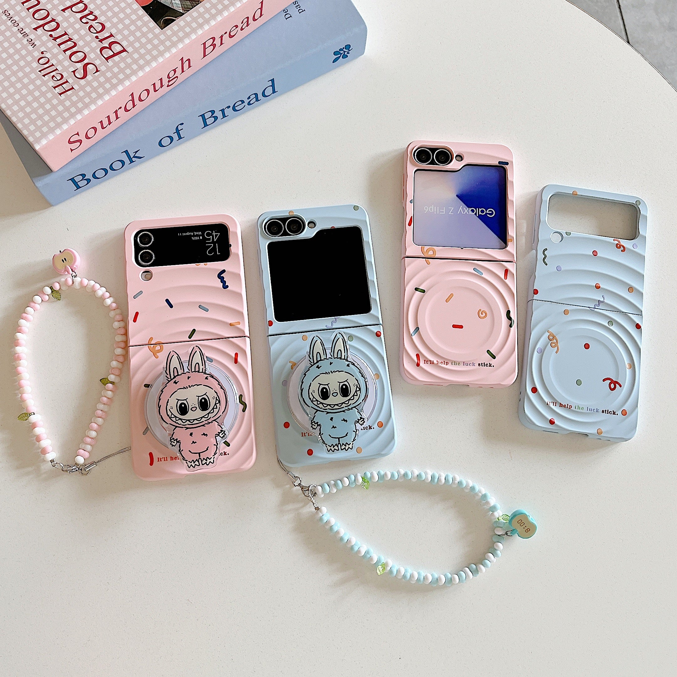 Cartoon Bunny Ripple Designer Samsung Galaxy Z Flip Case with Magsafe ...