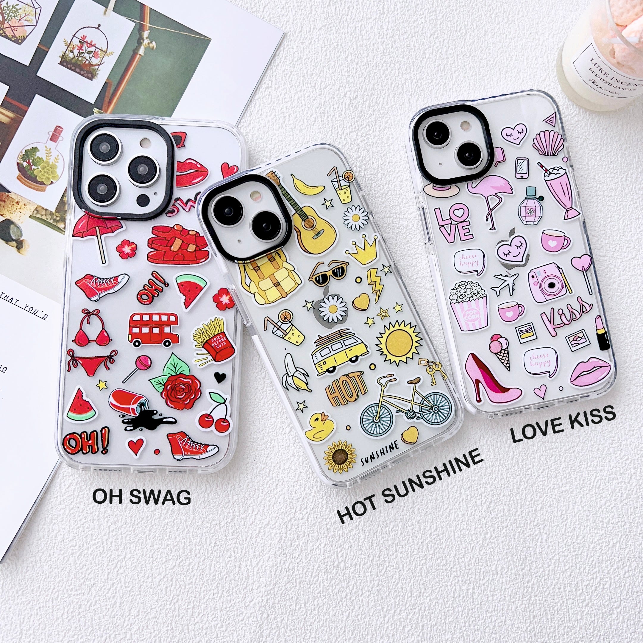 iPhone Impact Proof Silicon Case ( Oh So Hot Sticker Collection ...